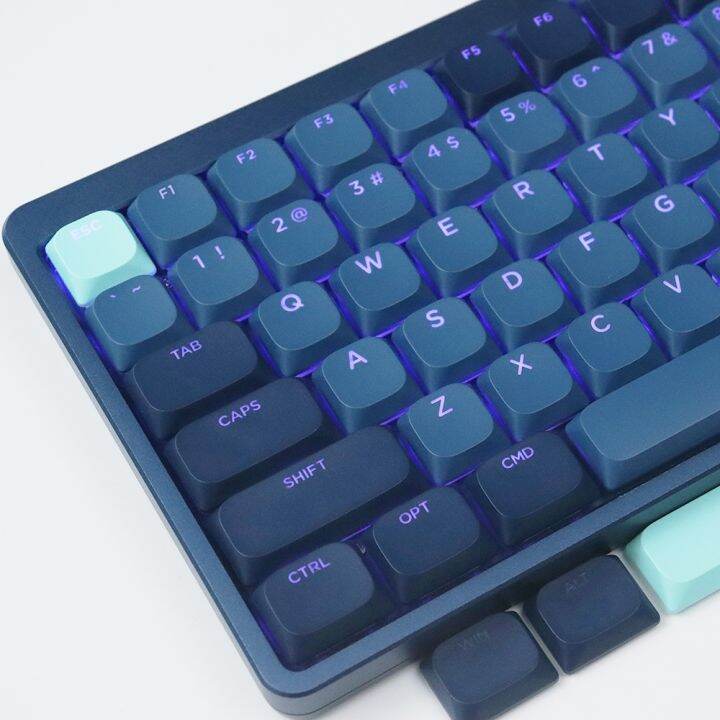 （Miss qi's keycap） Low Profile Shine Through Keycaps 144 Keys Custom ...