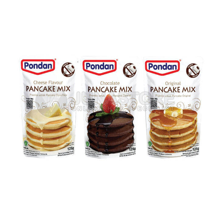 Pondan pancake original cokelat keju 125gr | Lazada Indonesia