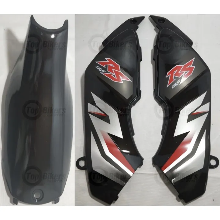 Center Console Side Cover Set XRM RS 125 with Stickers | Lazada PH