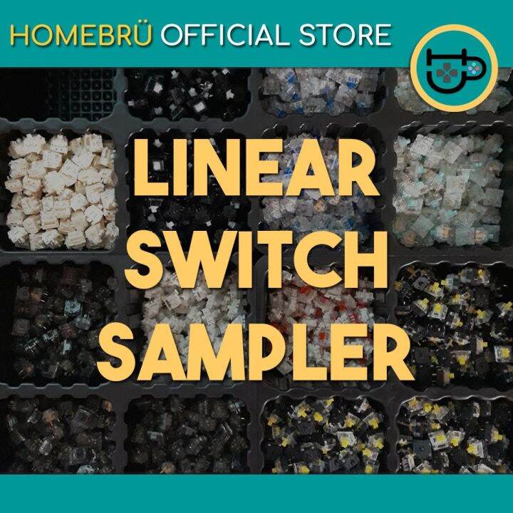 Linear Switch Sampler for Mechanical Keyboard | Gateron Durock Glorious ...