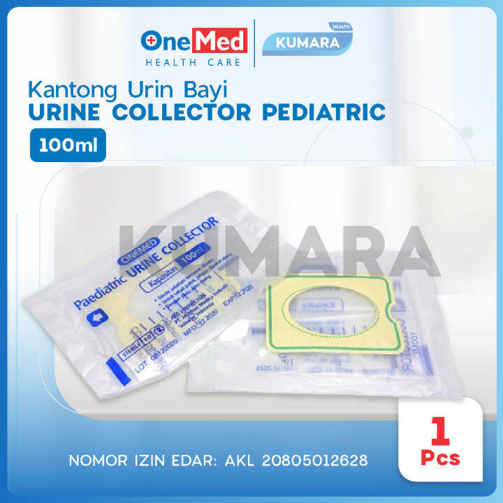 ONEMED - Urine Collector Pediatric 100ml / Kantong Urin Bayi / Alat ...