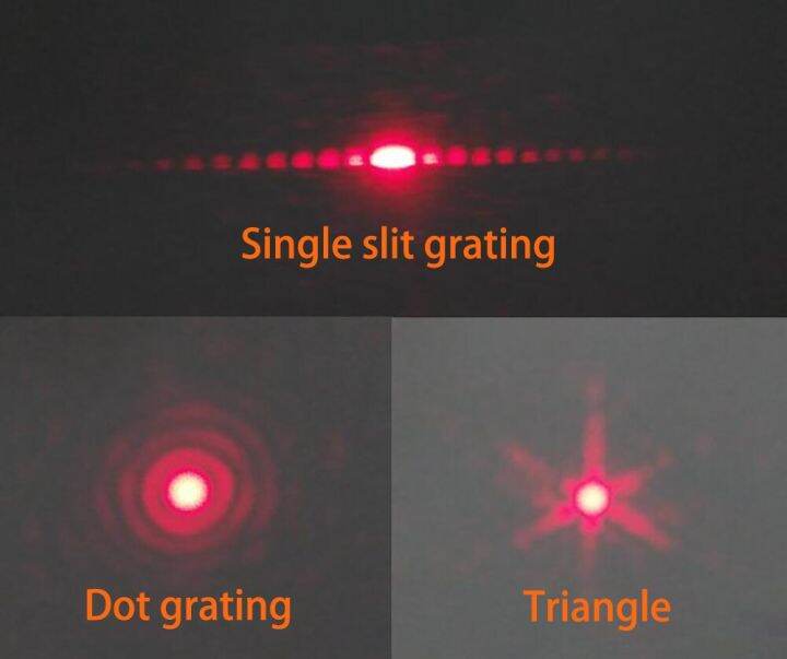 5pcs Optical Interference Diffraction Grating Sheet Interference ...