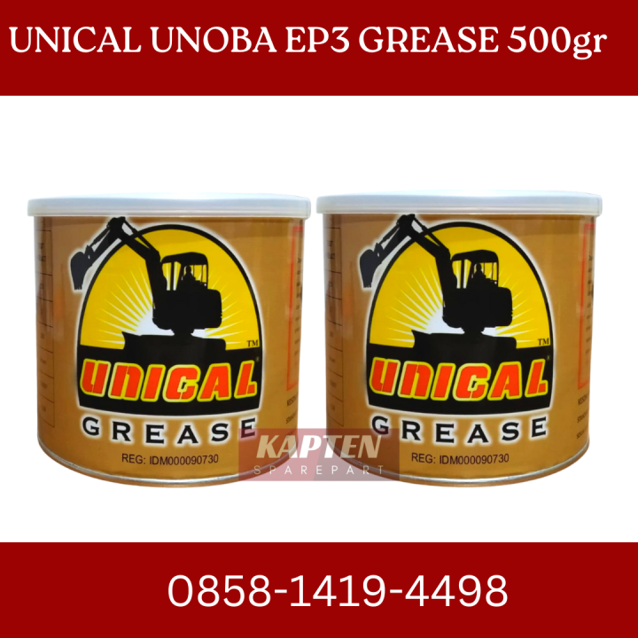 Unical Unoba EP3 Grease /Extreme Pressure Grease/Minyak Gemuk 500Gr ...