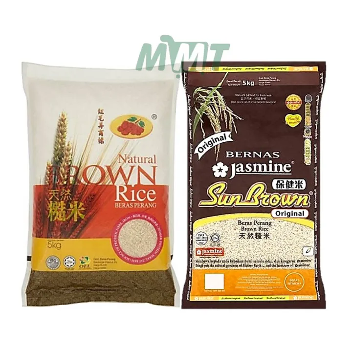 5KG Jasmine sun brown 5KG CAP RAMBUTAN NATURAL BROWN RICE 5KG | Lazada