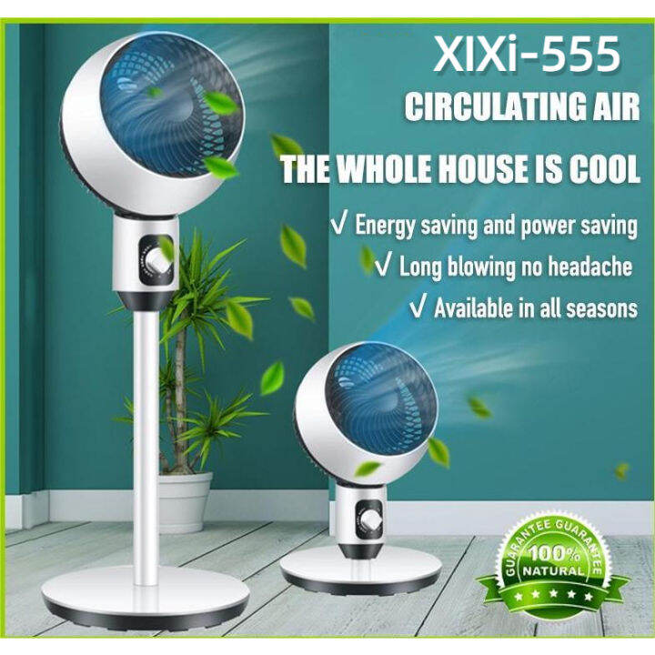 Turbo Air Circulation Fan Stand Fan White Electric Fan 360 Degree ...