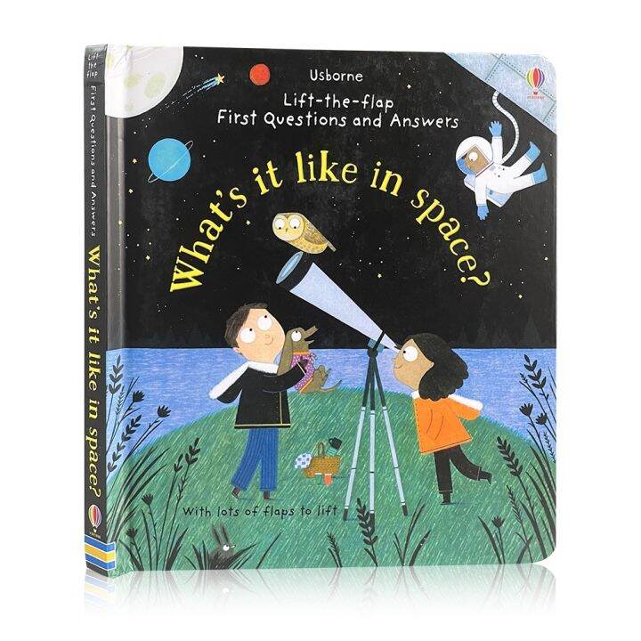 ∈♚ What's It Like In Space Lift The Flap Usborne Books for Kids Early ...