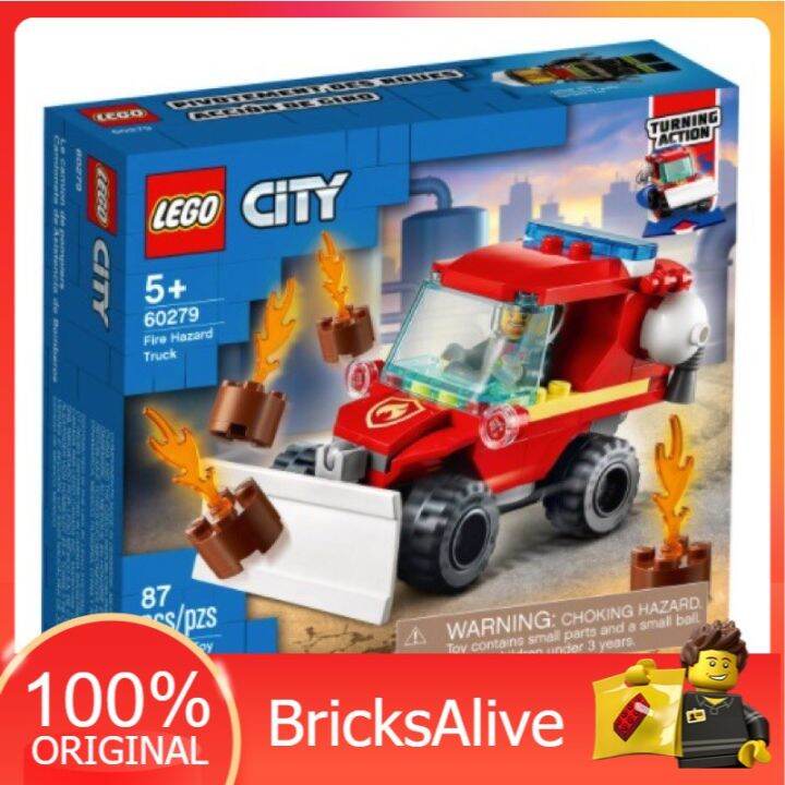 [BricksAlive] LEGO CITY Fire Hazard Truck 60279 | Lazada