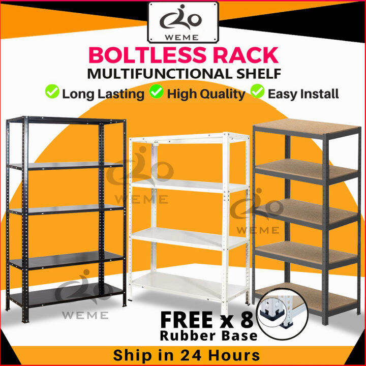 COD 5 Layers Boltless Rack Heavy Duty Shelves Multi-purpose Storage ...