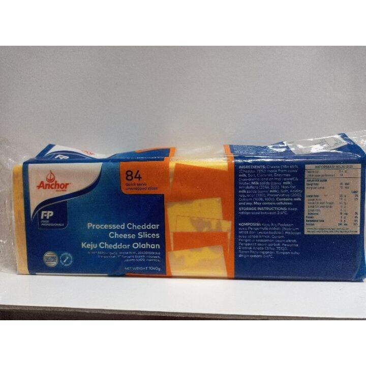 Anchor Cheddar Cheese Slices 1040g | Lazada PH
