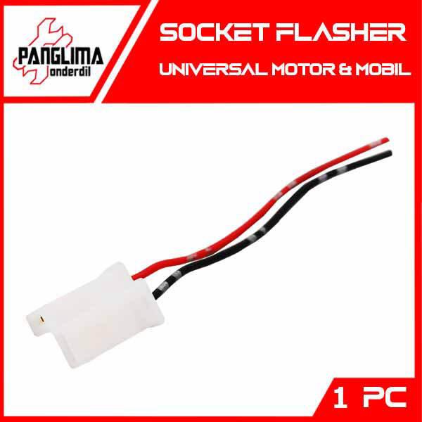 Socket Flasher Mobil Motor Soket Flaser Sen Sein Bintik 2 Pin | Lazada ...