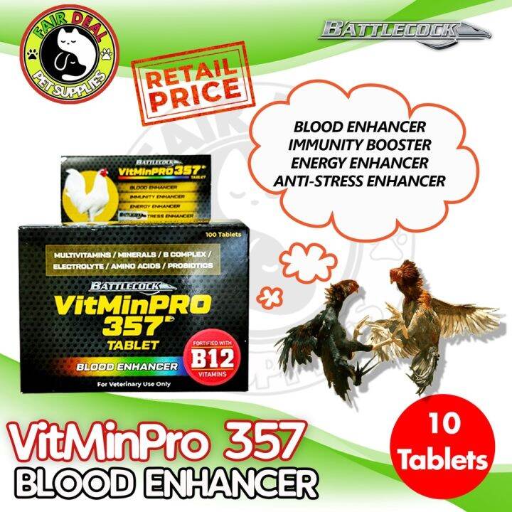 VitMinPro 357 - (RETAIL) 1 BANIG(10 tablets) Blood Enhancer for ...