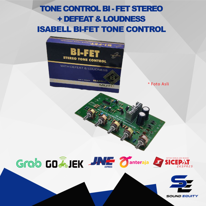 TONE CONTROL BI-FET STEREO + DEFEAT & LOUDNESS| ISABELL BI - FET ...