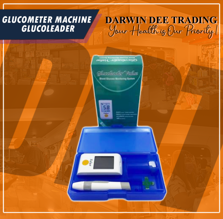 GLUCOMETER MACHINE GLUCOLEADER | Lazada PH