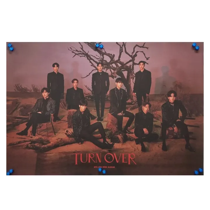 SF9 TURN OVER 9TH Mini Album General Ver. F ver. Official Poster 770*520mm | Lazada.co.th