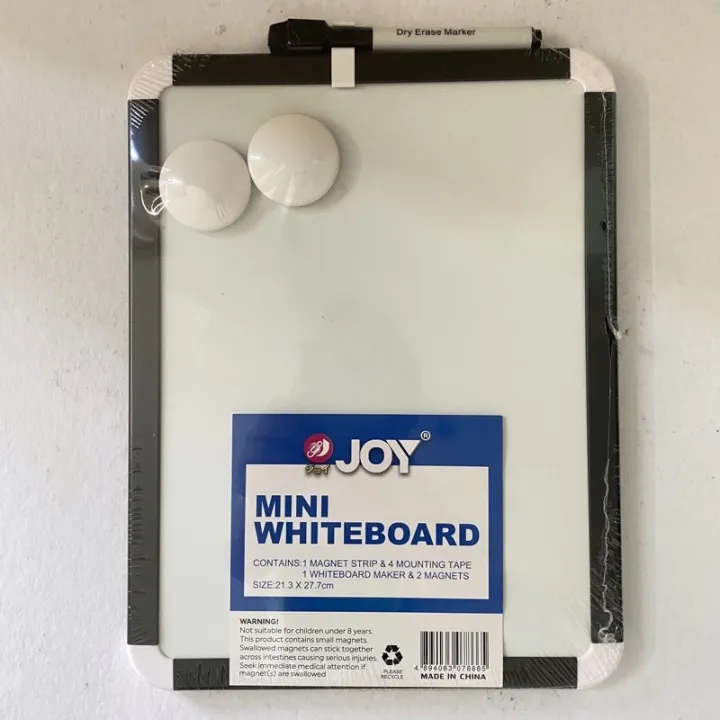 mini whiteboard with marker erase and maget joy | Lazada PH