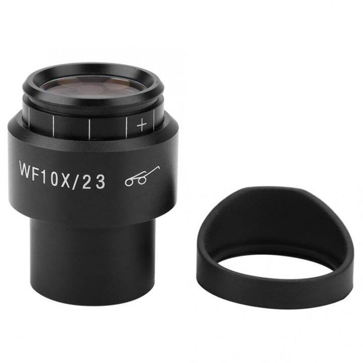 WF10X/23 Microscope Wide Angle Eyepiece Ocular Eyepoint Lens Adjustable ...