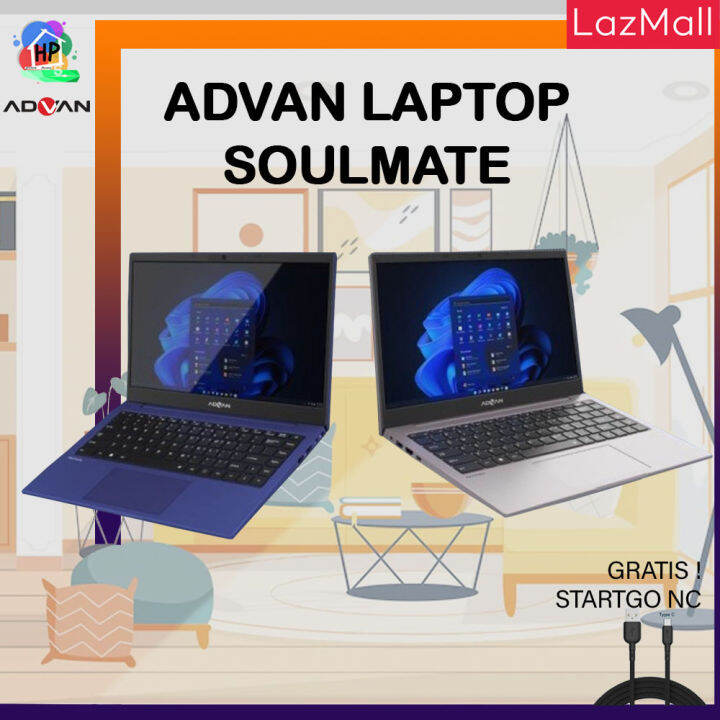 ADVAN Soulmate Laptop Celeron N4020 4GB/128GB & 4GB/256GB Garansi Resmi | Lazada Indonesia