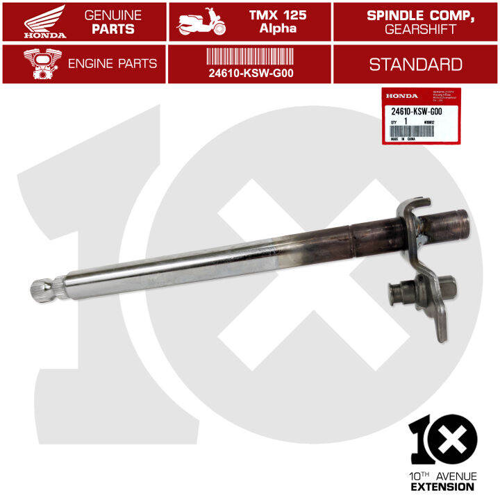 Honda Spindle Comp Gearshift Part No.24610-KSW-G00 for TMX 125 Alpha ...