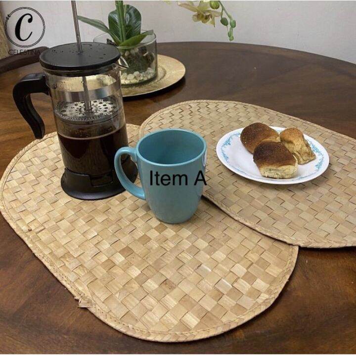 Buli/Buri Placemats Handwoven | Lazada PH