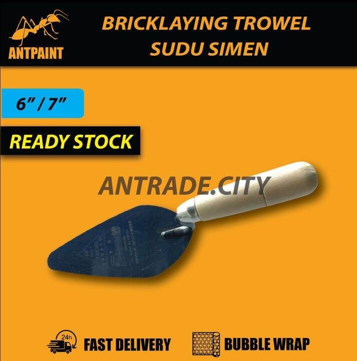 BRICKLAYING TROWEL (6'' & 7'') / Sudu Simen / 灰匙 | Lazada