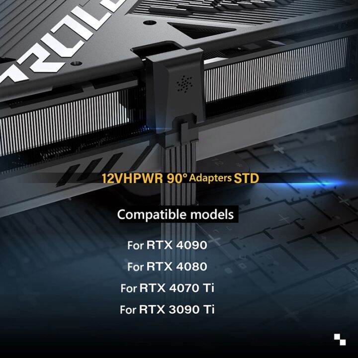 Power Supply Connector 16Pin(12+4PIN) ATX3.0 12VHPWR 450W Graphics Card ...