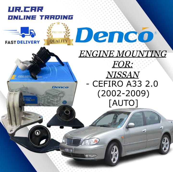 DENCO NISSAN CERIFO A33 2.0 (2002 - 2009) [AUTO] ENGINE MOUNTING KIT ...