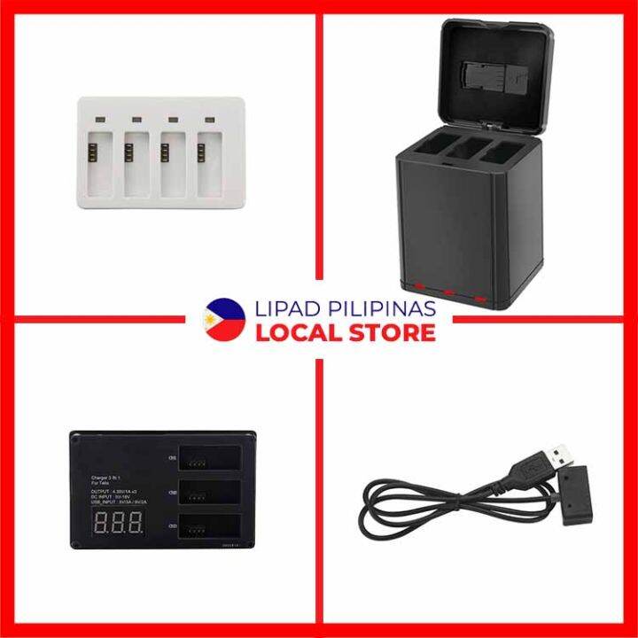 DJI Ryze Tello Charger 4in1 3in1 LED USB Intelligent Fast Quick Charger ...