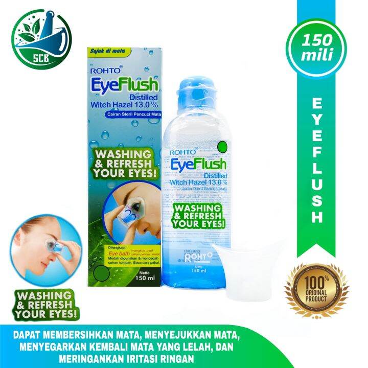 ROHTO Eye Flush - Cairan Pencuci Mata | Lazada Indonesia