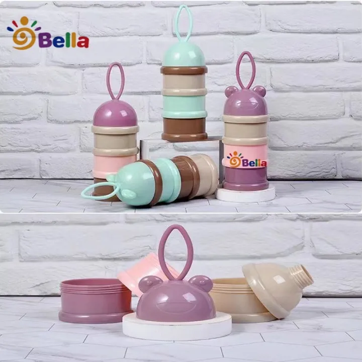 3 Layers Baby Milk Powder Container Feeding Case Box Milk Storage ...