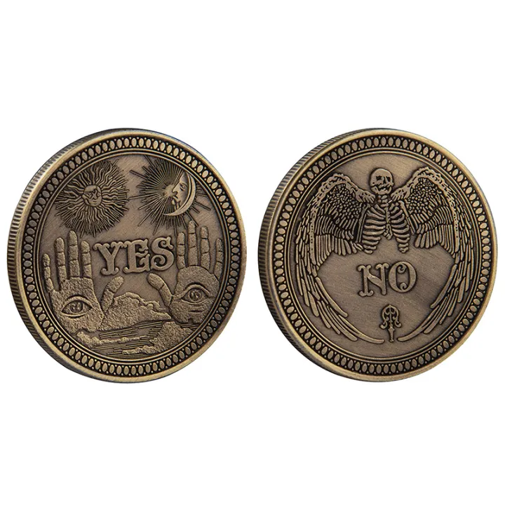 Snoopy Yes/No Prediction Decision Coin Retro Eye Angel Collection Gift ...