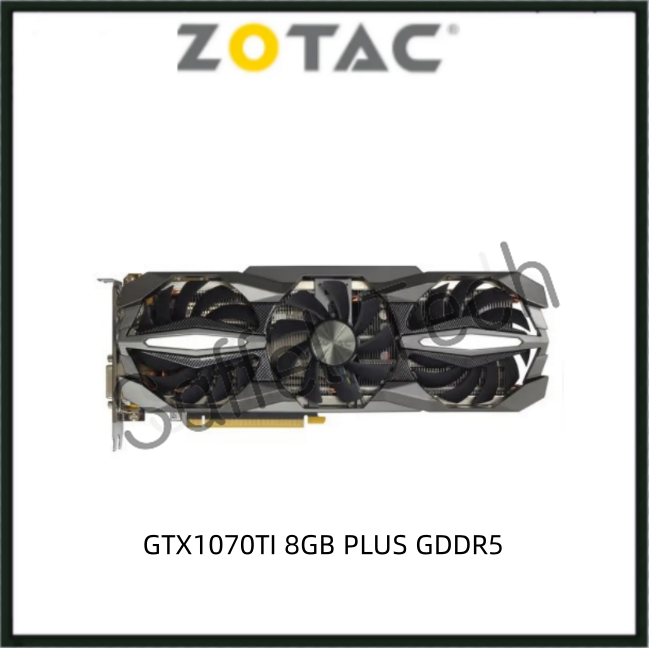 USED ZOTAC GTX1070TI 8GB PLUS GDDR6 GTX 1070 TI Gaming Graphics Card GPU | Lazada.co.th
