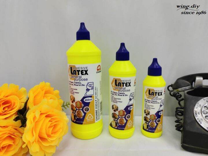 [READY STOCK] CHUNBE 120ML/230ML/460ML ADHESIVE LATEX WHITE GLUE FOR ...