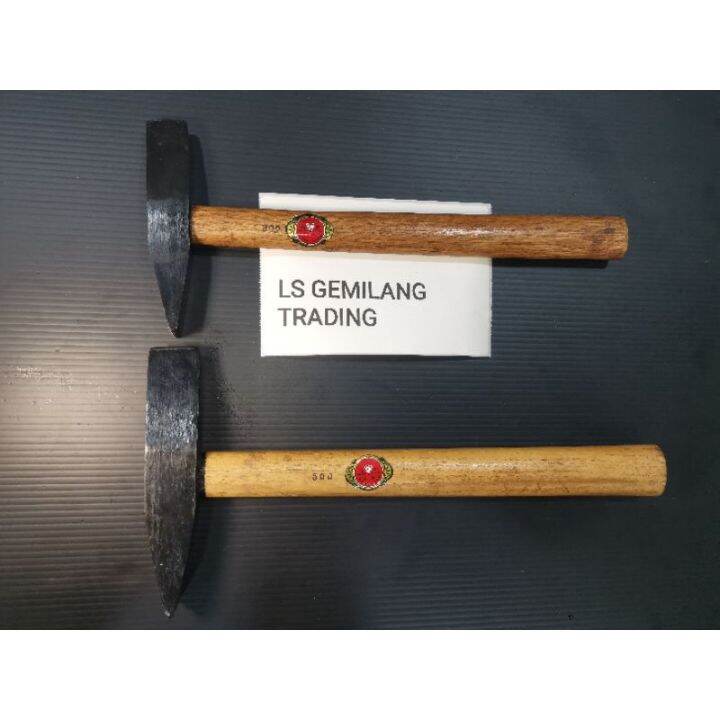 LS GEMILANG DIAMOND CHIPPING HAMMER WOOD HANDLE WELDING SLAG HAMMER ...