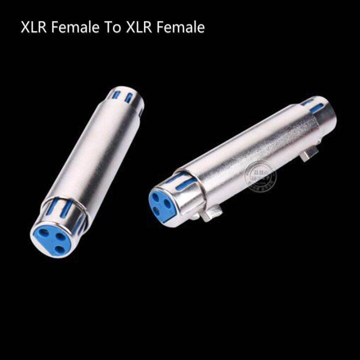 3-Pin XLR Female To Female Audio Microphone Mic Adapter 3Pin Xlr ...