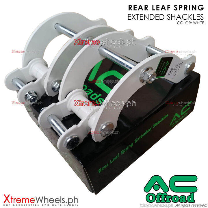 2pcs Ford Ranger 2012 to 2024 White Ac Offroad Rear Leaf Spring ...