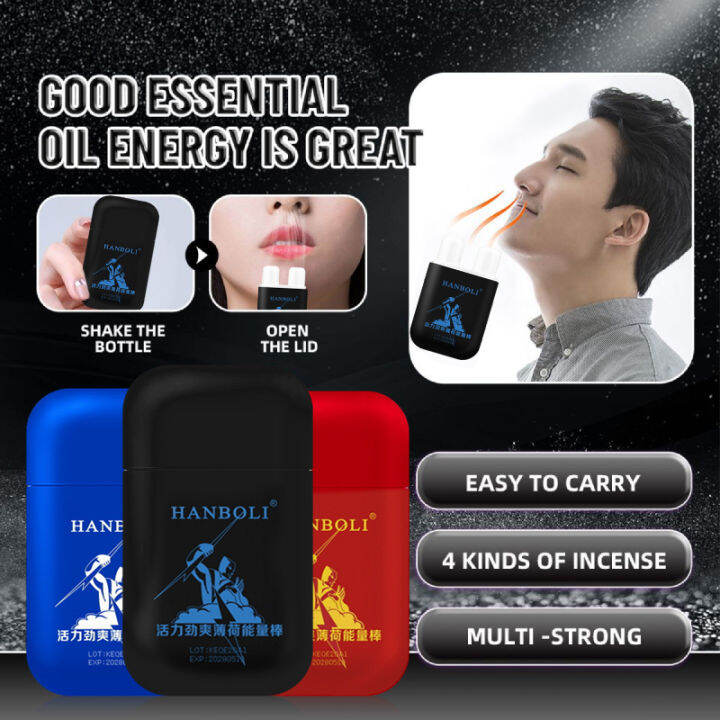 Nasal Inhaler Double Hole Energy Bar Cool Nostril Refreshing Anti ...