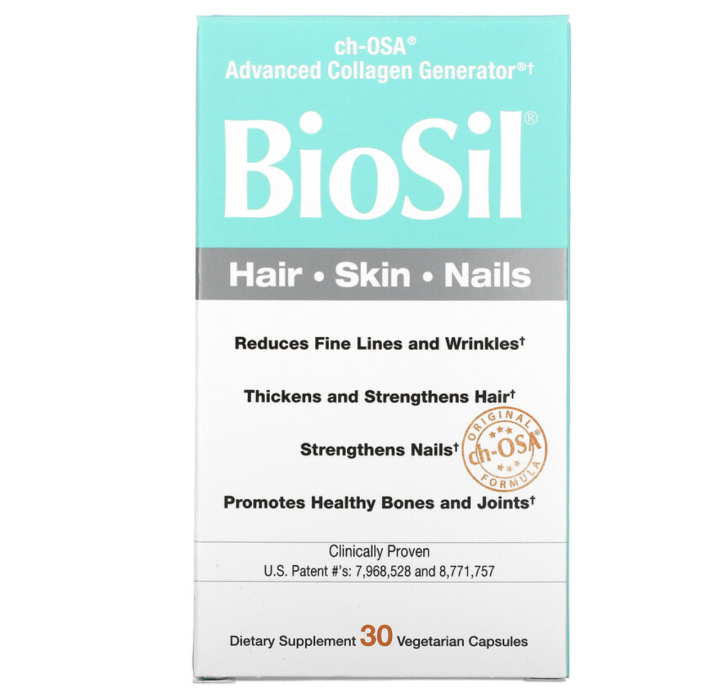 BioSil by Natural Factors, ch-OSA Advanced Collagen Generator, 30 Caps ...