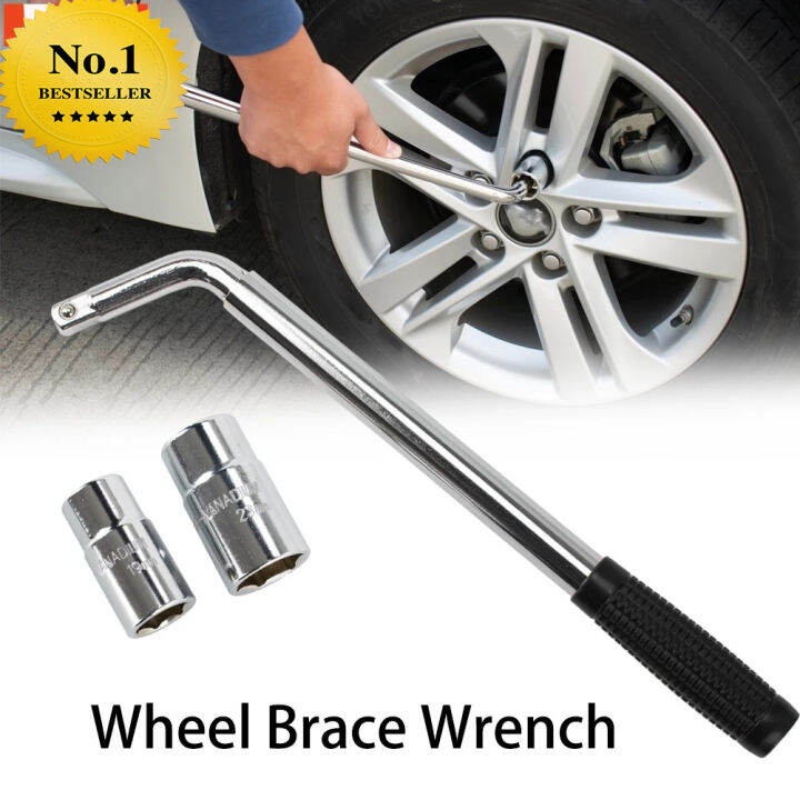 Universal Extendable Wheel Brace Wrench Spanner Tire Tyre Lug ...