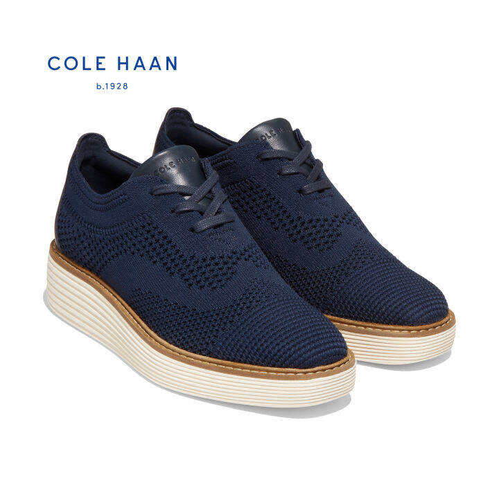 Cole Haan W28832 ØriginalGrand Platform Wingtip Oxford Shoes for Women ...