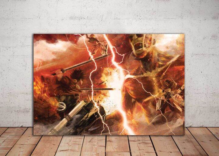 Hiasan Dinding Rumah Anime Attack on Titan/ Wall Decor AOT 9 mm ...
