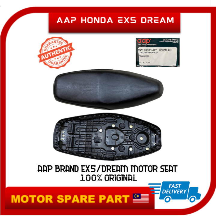AAP HONDA EX5 DREAM EX5DREAM EX5-DREAM SEAT ASSY CUSION TEMPAT DUDUK 100% ORIGINAL AAP GENUINE ...