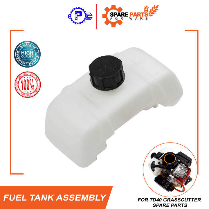 Fuel Tank Assembly [850mL] for TD40 FD40 (40.2cc) 2 Stroke Grass Cutter ...