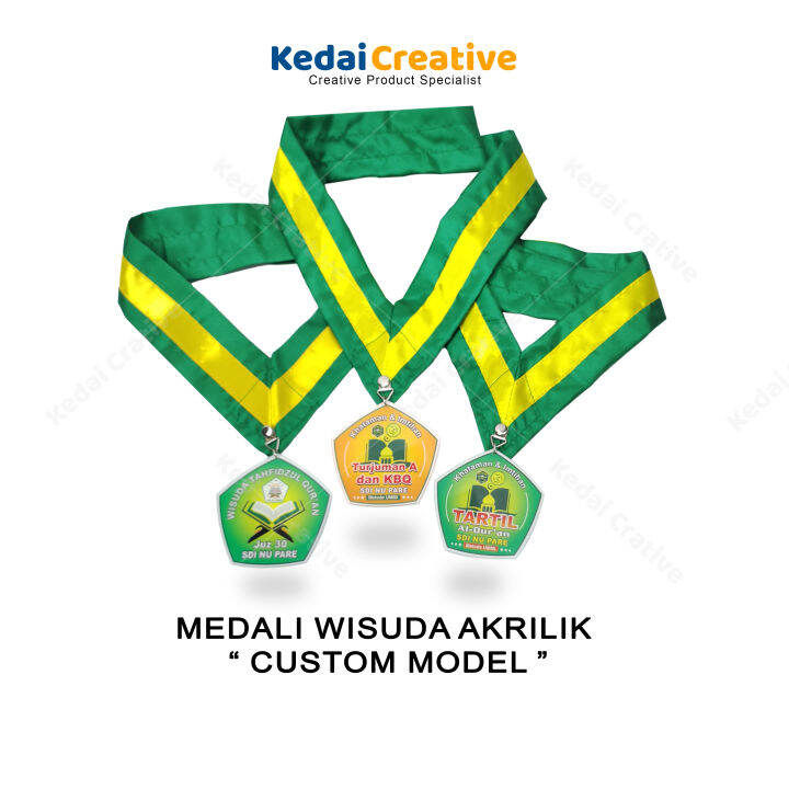Kedai Creative Tali Medali / Kalung Wisuda / Gordon Wisuda Akrilik ...