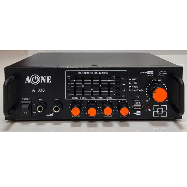 A-ONE รุ่น A-336 เครื่องแอมป์ขยายเสียง แอมป์บ้าน พาวเวอร์แอมป์บ้าน ใช้ ...