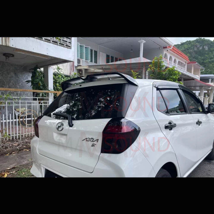 PERODUA AXIA 2023 2024 OEM FIREWAR MK7 ABS SPOILER WITH PAINT MATERIAL ...