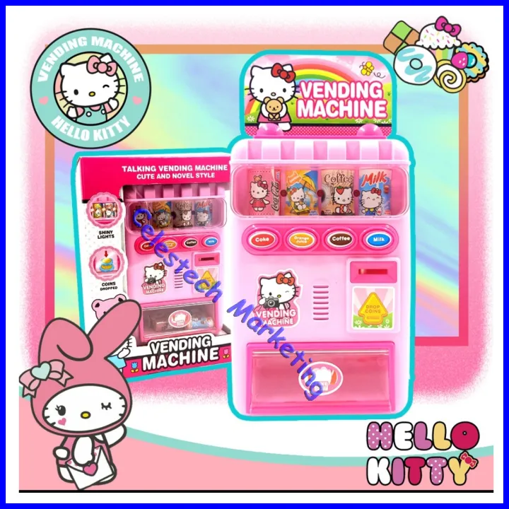 CTM Character Pretend Shopping Simulation Set Talking Vending Machine ...