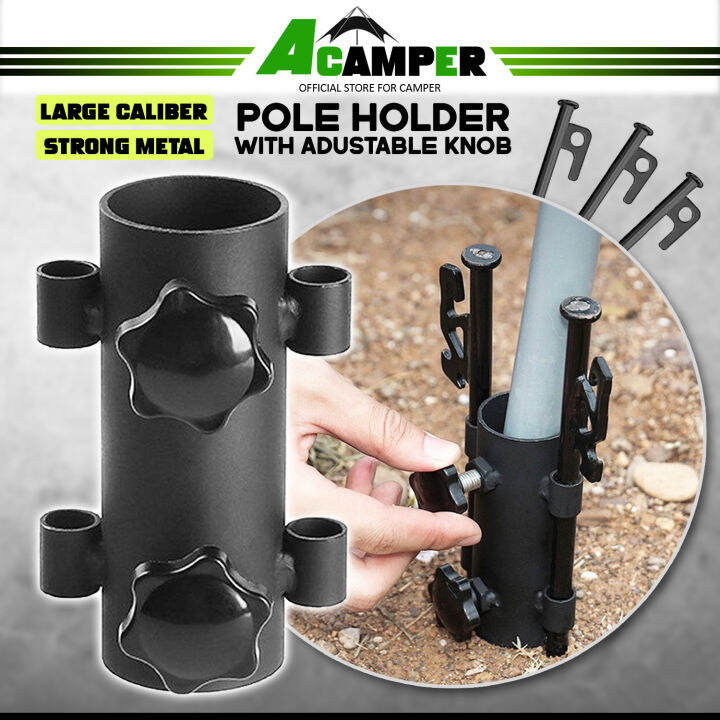 Camping Pole Holder Camping Tent Pole Holder Flysheet Tarp Holder ...