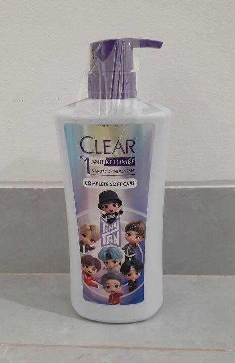 Clear Shampoo Anti Ketombe Special Edition BTS Tiny Tan 660 Ml | Lazada Indonesia