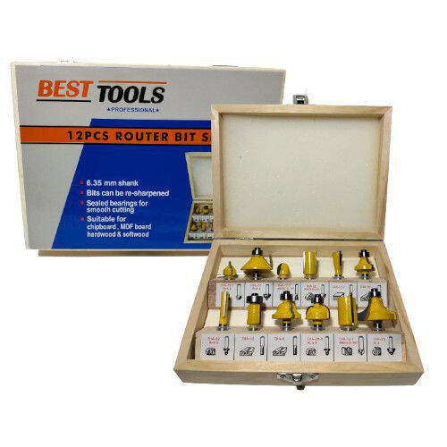 Mata Profil Trimmer SET 12 Pcs Mata Profil Trimer Komplit Mini Router ...