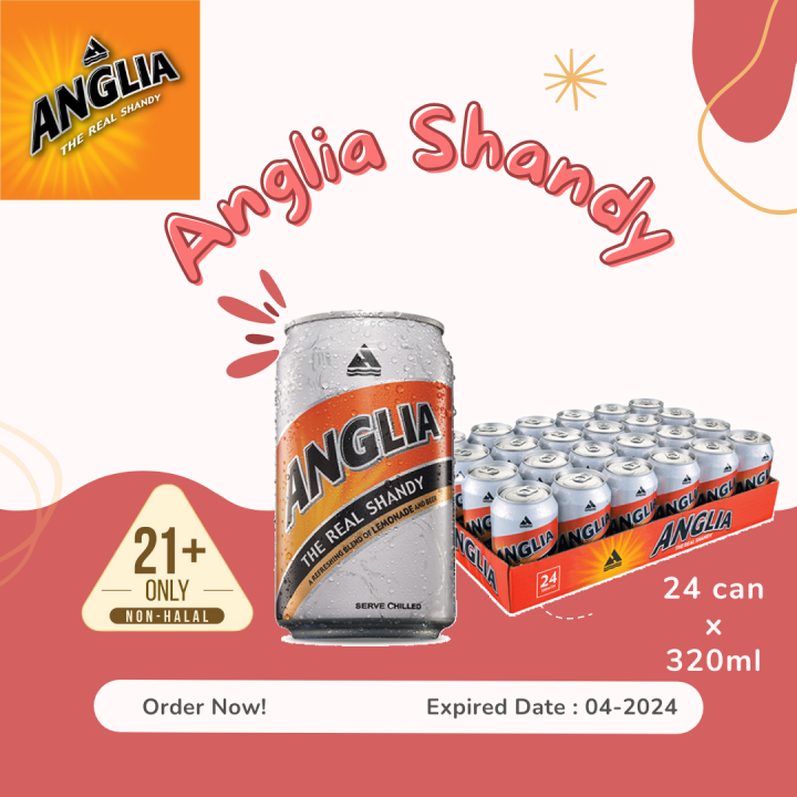 [NON-HALAL Ready Stock - Expired 04-2024] Anglia Shandy The Real Shandy ...